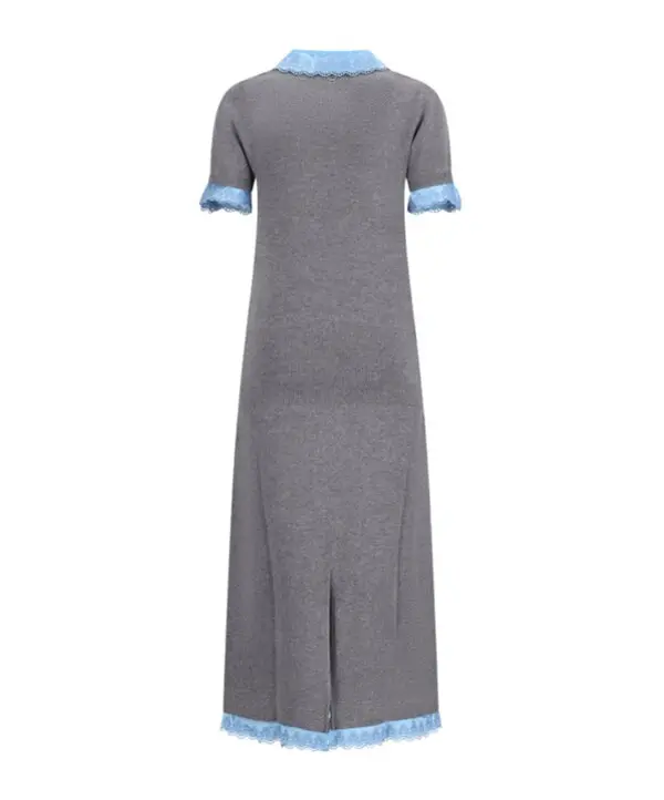 Rabanne Embroidered Satin-panelled Midi Dress