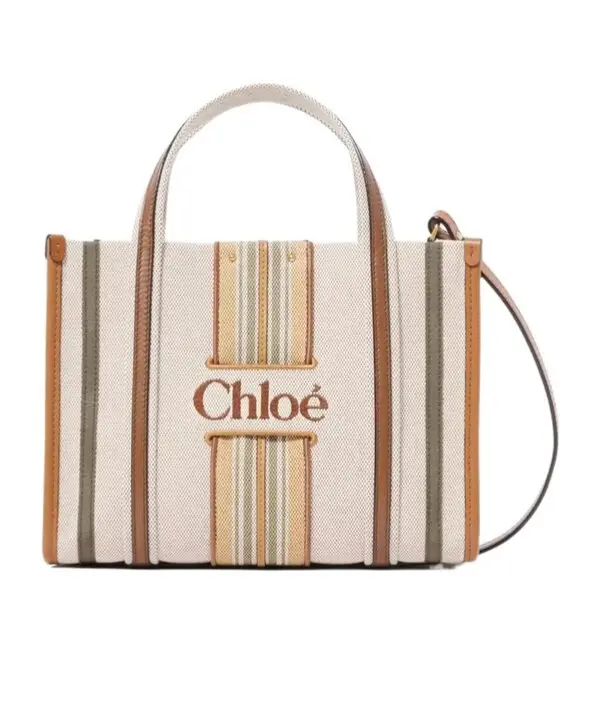Chloé Small Woody Loop Tote Bag - Pure Brown