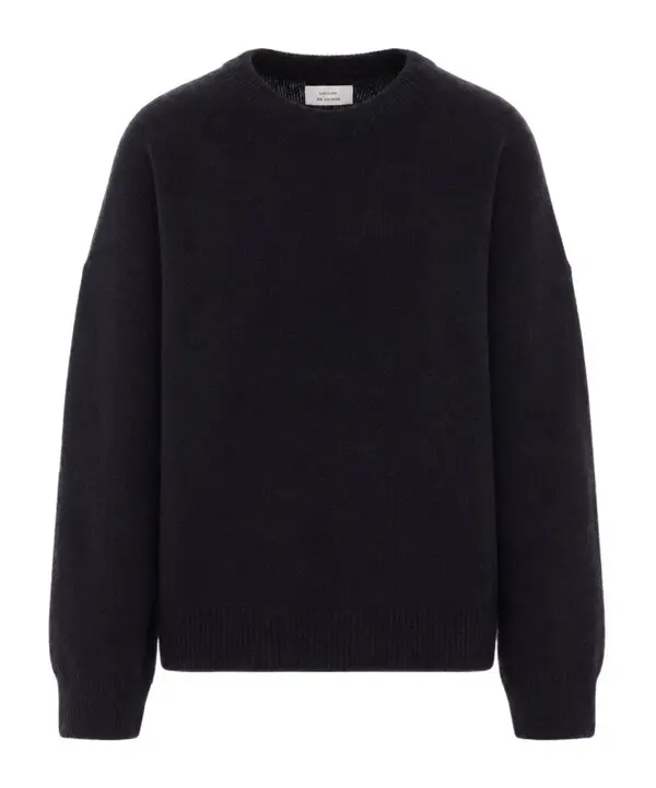 Loulou De Saison Tristan Logo Knitted Sweater - Black