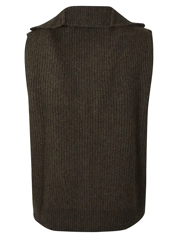 JIL SANDER Zipped Knitted Jacket