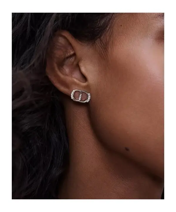 Dior Cd Parure Stud Earrings