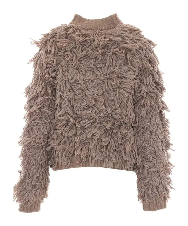 Liu Jo Single-breasted Ribbed Knit Top
