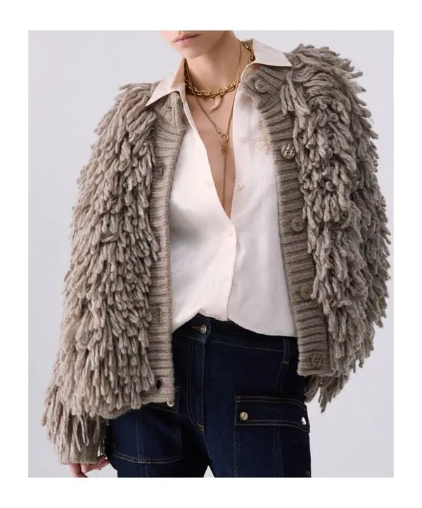Liu Jo Single-breasted Ribbed Knit Top