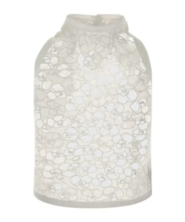 Carven Backless Lace Top