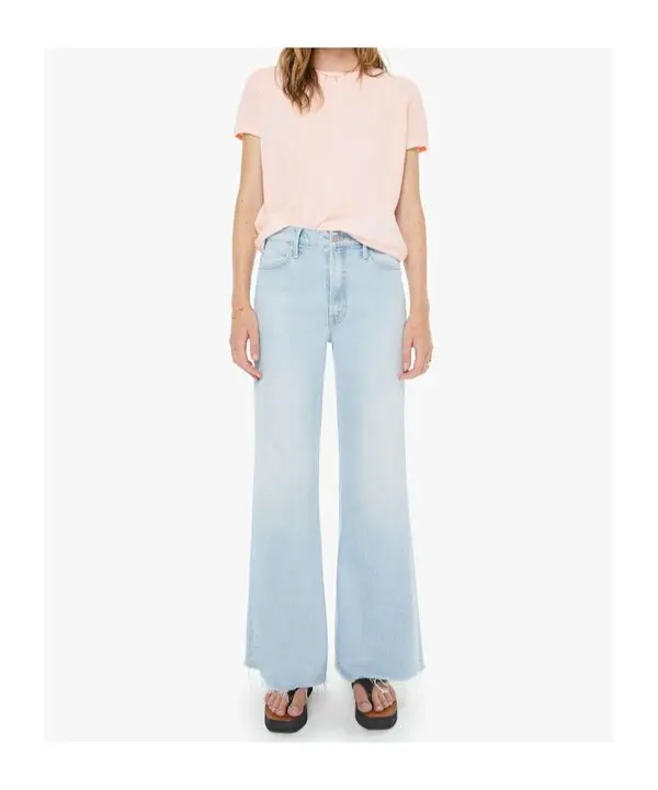 MOTHER The Hustler Roller Skimp Flare Jeans