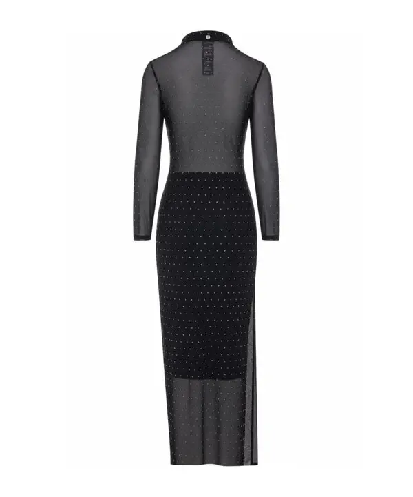 Liu Jo Rhinestone Tulle Dress