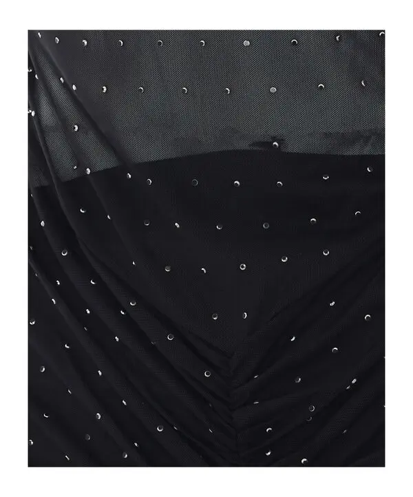 Liu Jo Rhinestone Tulle Dress