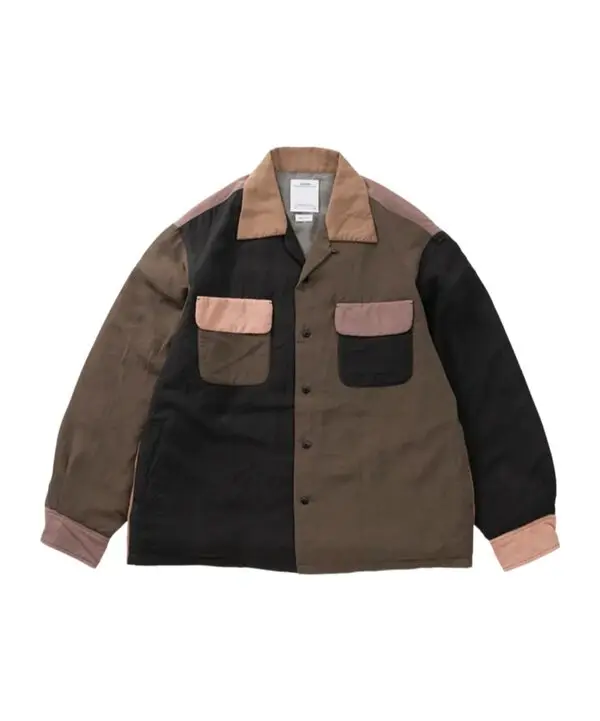Visvim Long-sleeved Patchwork Casual Jacket - Grey