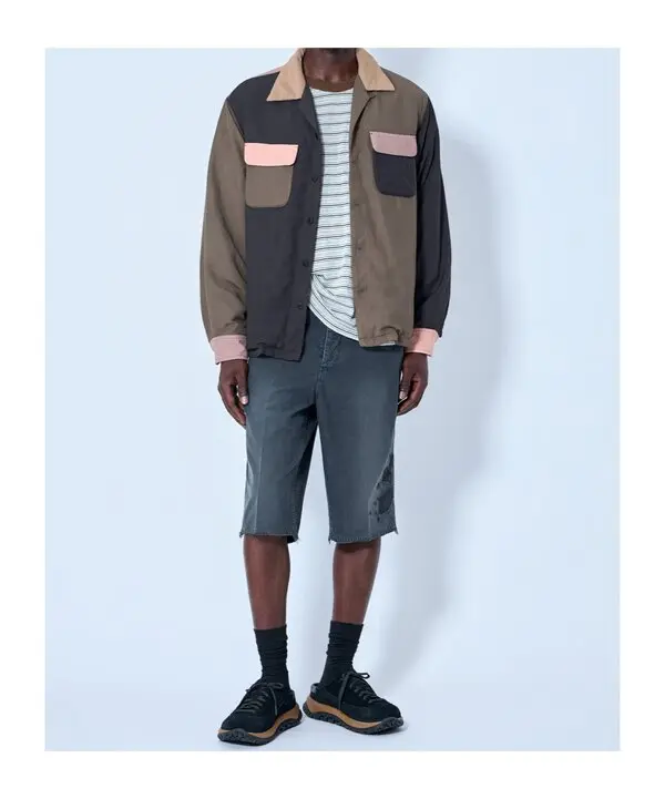 Visvim Long-sleeved Patchwork Casual Jacket
