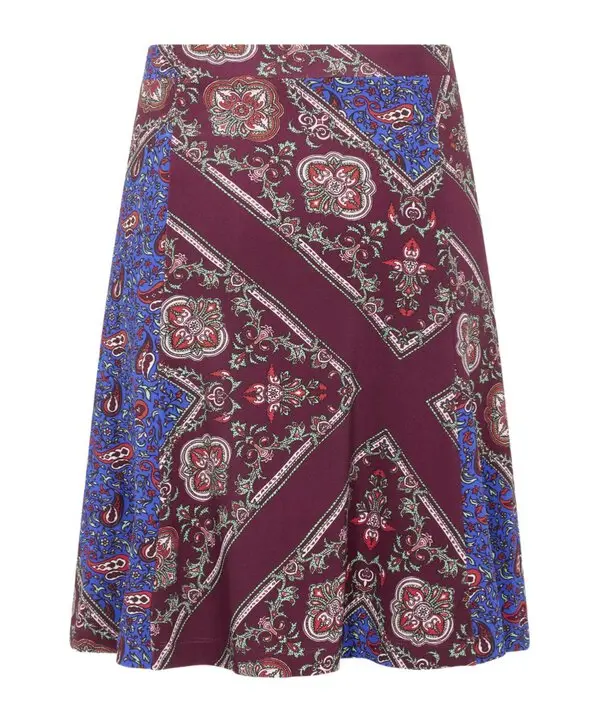 Rabanne Paisley-print Button-up Skirt
