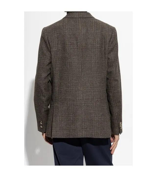 Paul Smith Check Wool Patch-pocket Buggy-lined Blazer