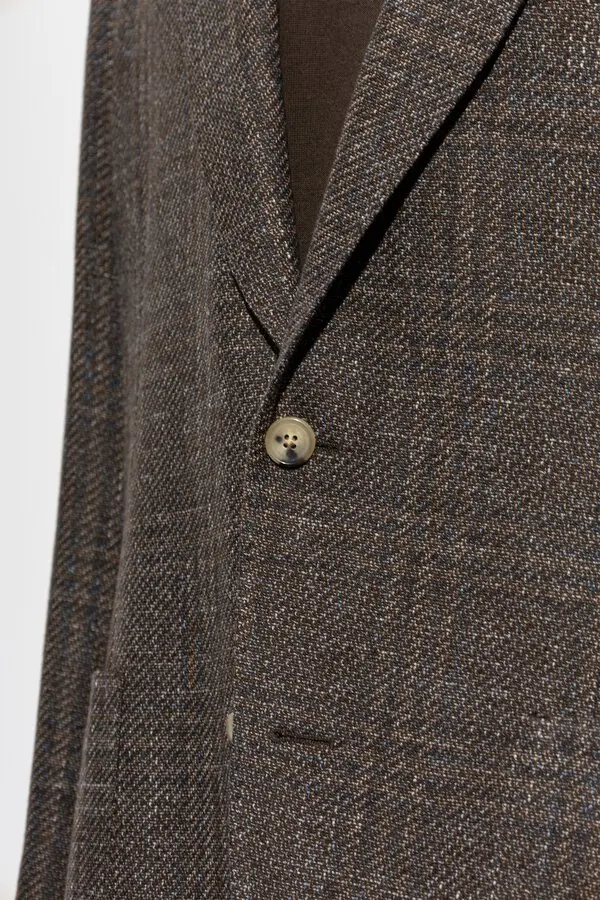 Paul Smith Check Wool Patch-pocket Buggy-lined Blazer