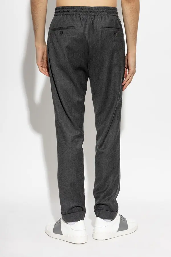 Paul Smith Drawstring-waist Pleated Trousers