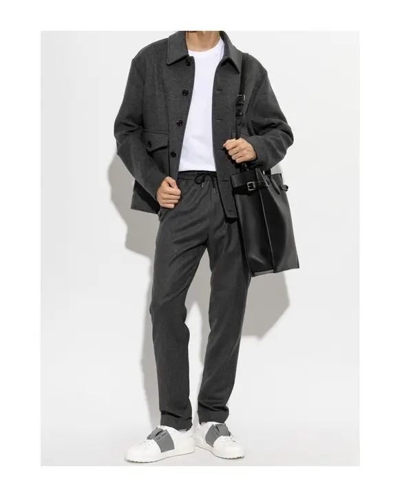 Paul Smith Drawstring-waist Pleated Trousers