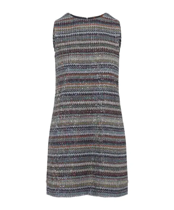 Missoni Sleeveless Dress - Multi Blue Red