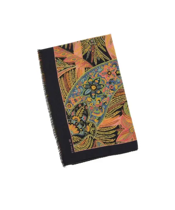 Etro Paisley Printed Rectangular Scarf