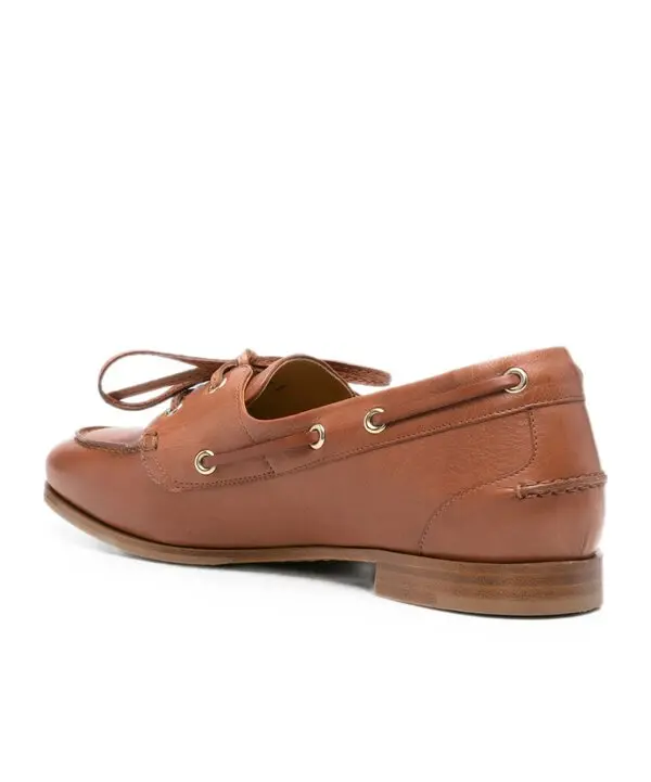 Bally Lace-up Leather Derby Shoes - Brown