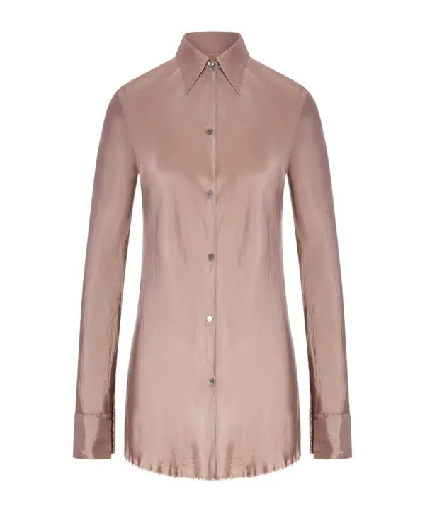 Dries Van Noten Calima Long-sleeved Shirt - Stone