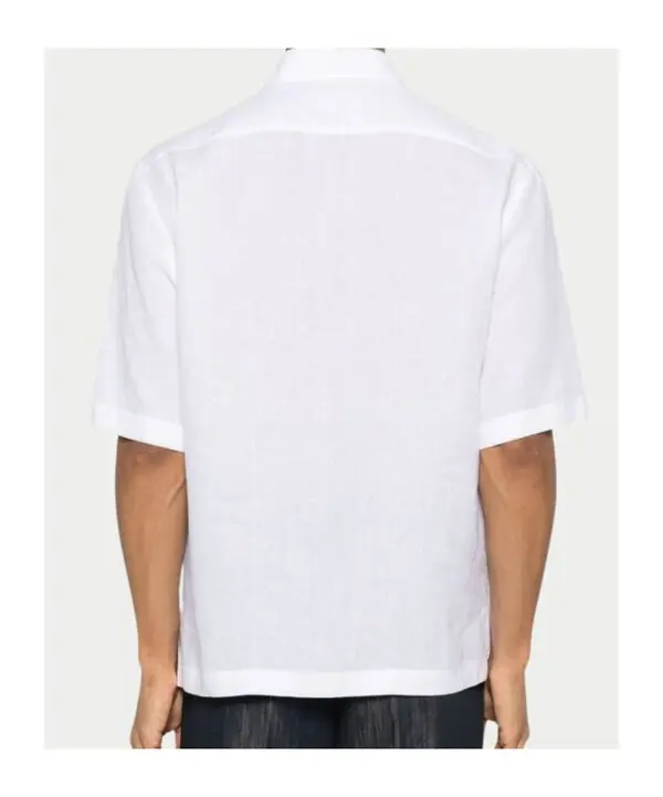 LARDINI Linen Polo Shirt
