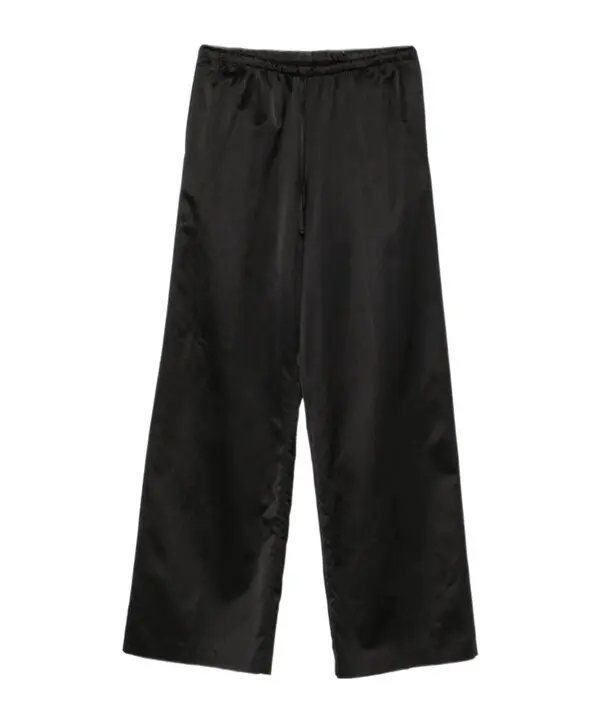 Dries Van Noten Elastic-waist Casual Trousers - Black