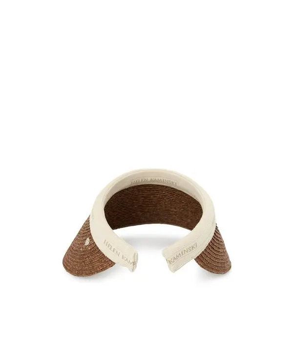 Helen Kaminski Hat With A Letter Logo - Brown