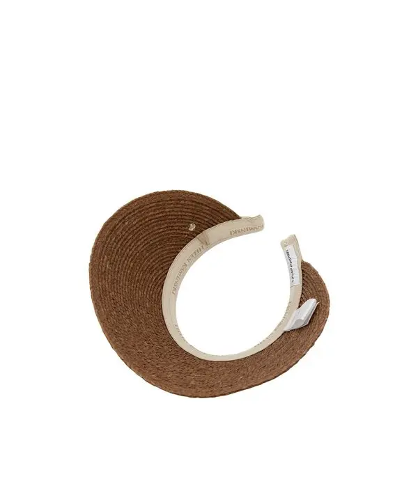 Helen Kaminski Hat With A Letter Logo - Brown