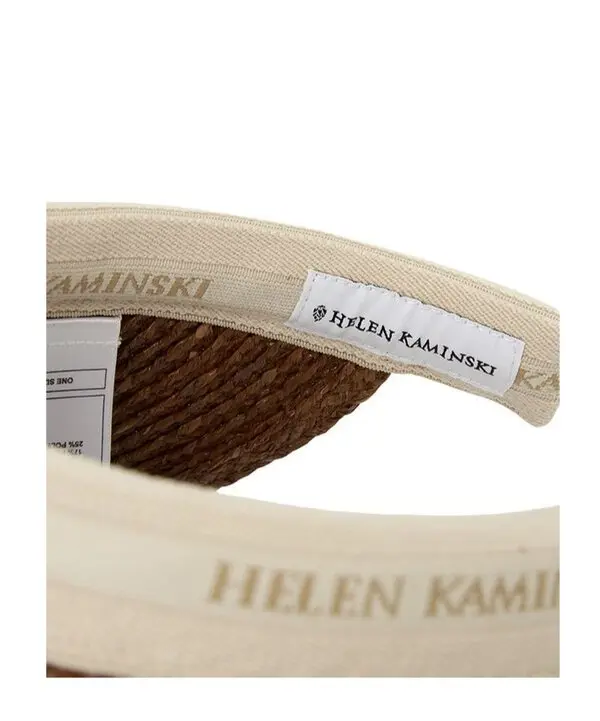 Helen Kaminski Hat With A Letter Logo - Brown