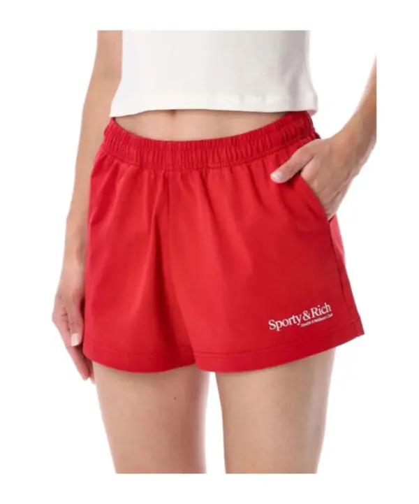SPORTY  RICH Sporty Rich Modern Disco Logo Shorts
