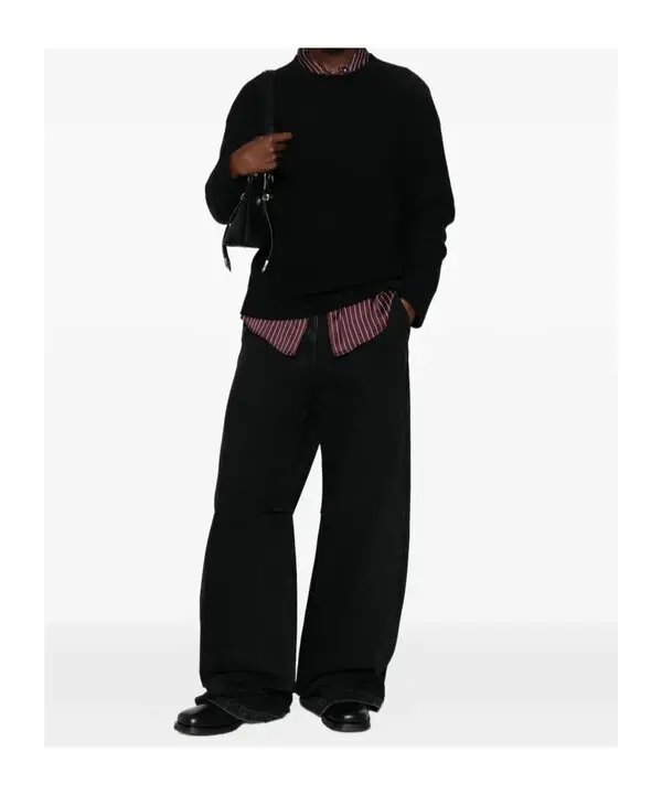 Vince Crew Neck Ribbed Sweater