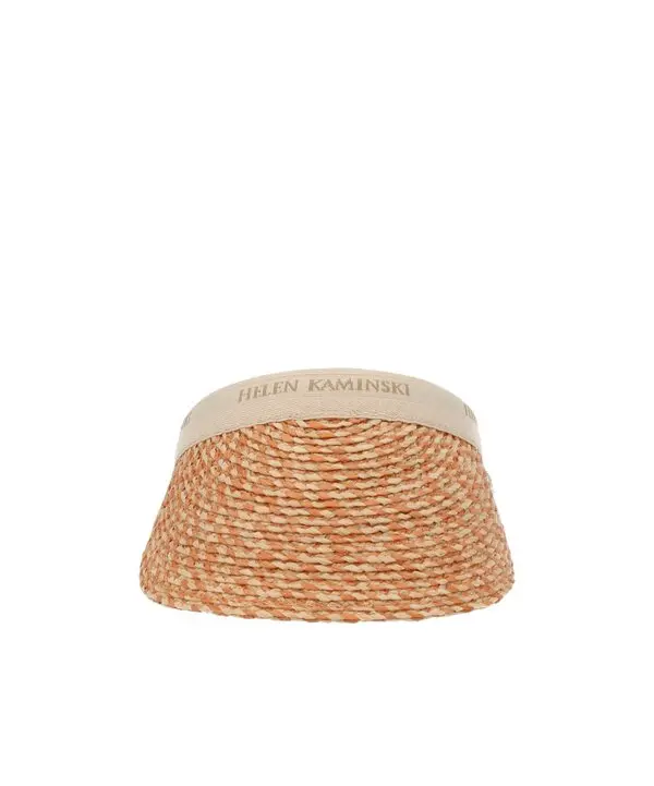Helen Kaminski Woven Raffia Visor Hat - No