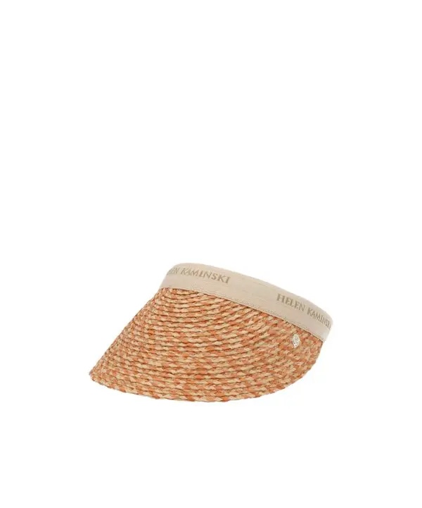 Helen Kaminski Woven Raffia Visor Hat - No