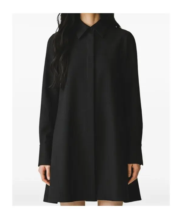Alaïa A-line Poplin Shirt Dress