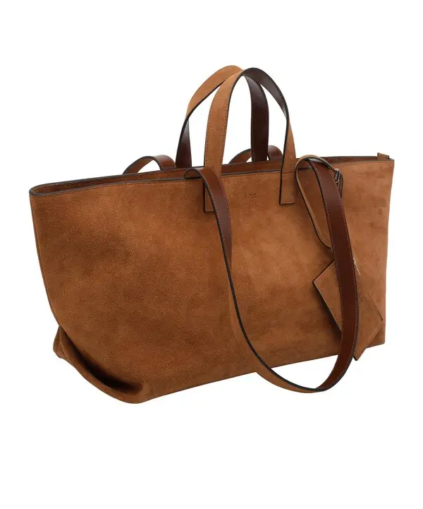 A.p.c. Le Drummer Zip Tote Bag - Brown