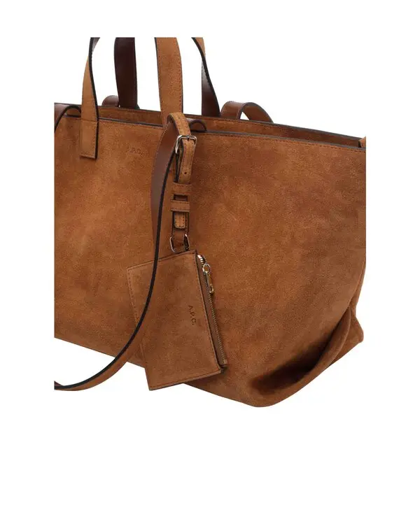 A.p.c. Le Drummer Zip Tote Bag - Brown