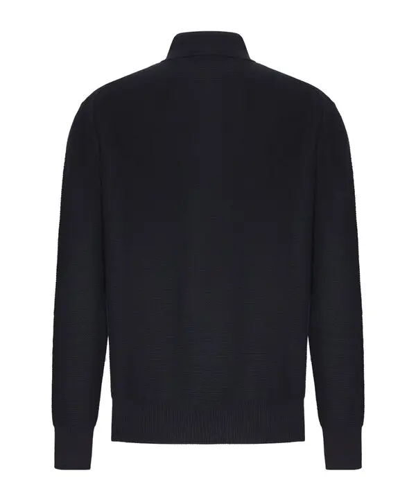 Zegna Long-sleeve Knitted Polo Shirt