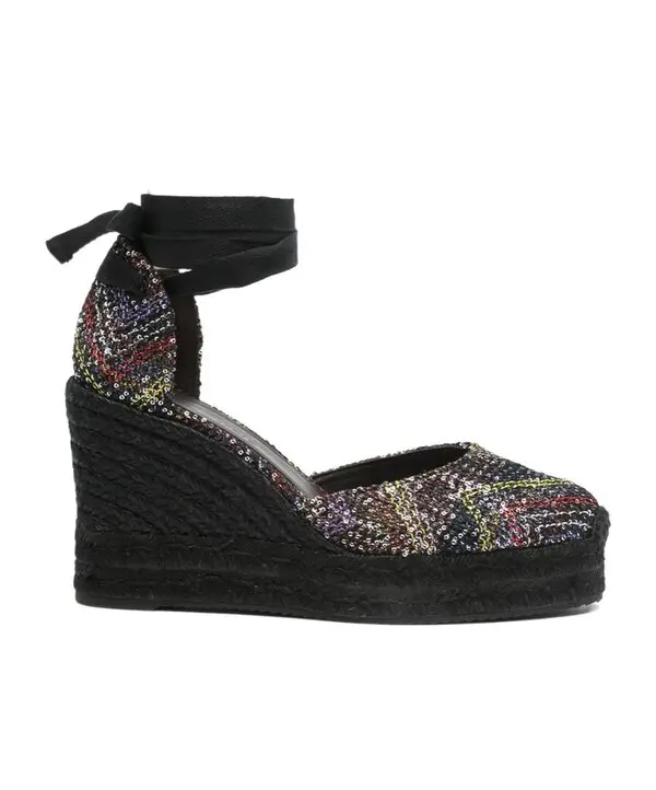 Missoni Sequin-embellished Heeled Espadrilles
