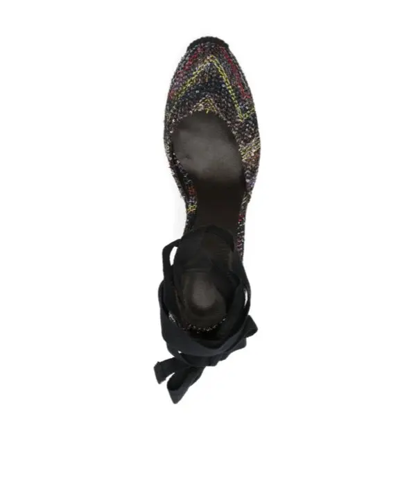 Missoni Sequin-embellished Heeled Espadrilles