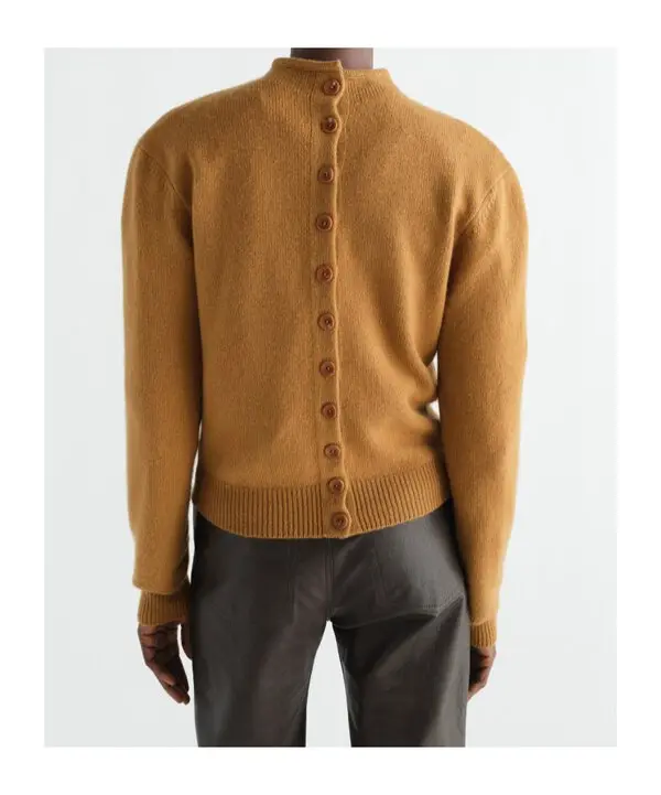 LEMAIRE Reversible Buttoned Sweater In Cashmere