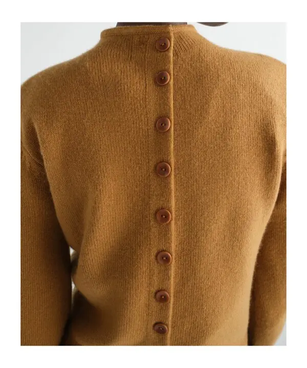LEMAIRE Reversible Buttoned Sweater In Cashmere