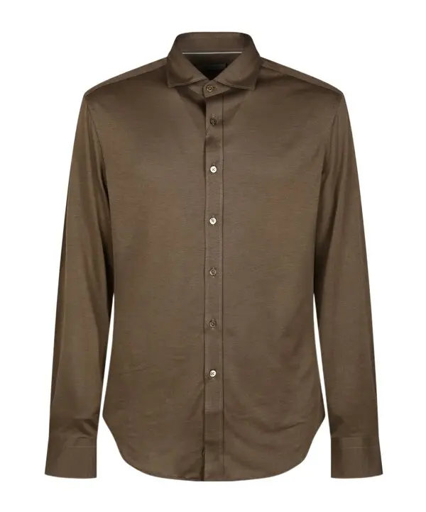 Canali Slim Fit Long Sleeve Shirt - No