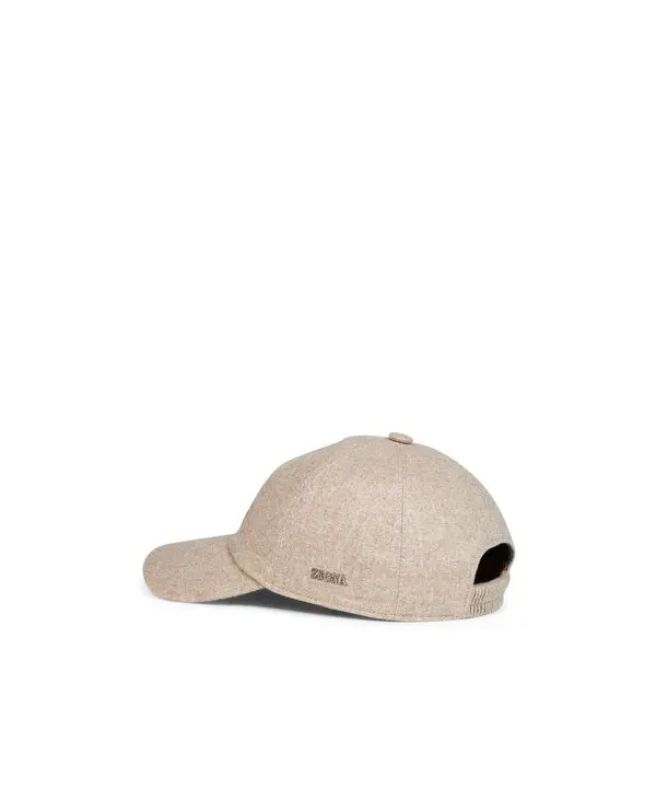 Zegna Logo Lettering Baseball Cap