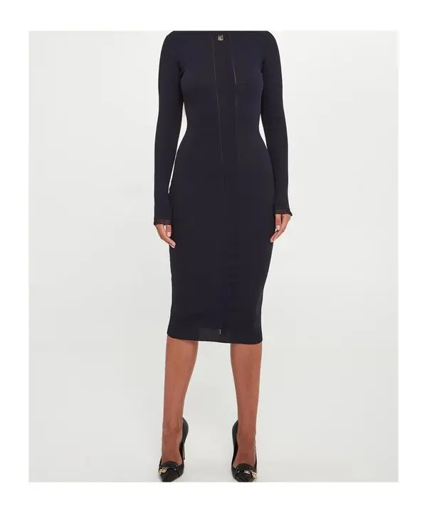 Elisabetta Franchi Long-sleeved Dress