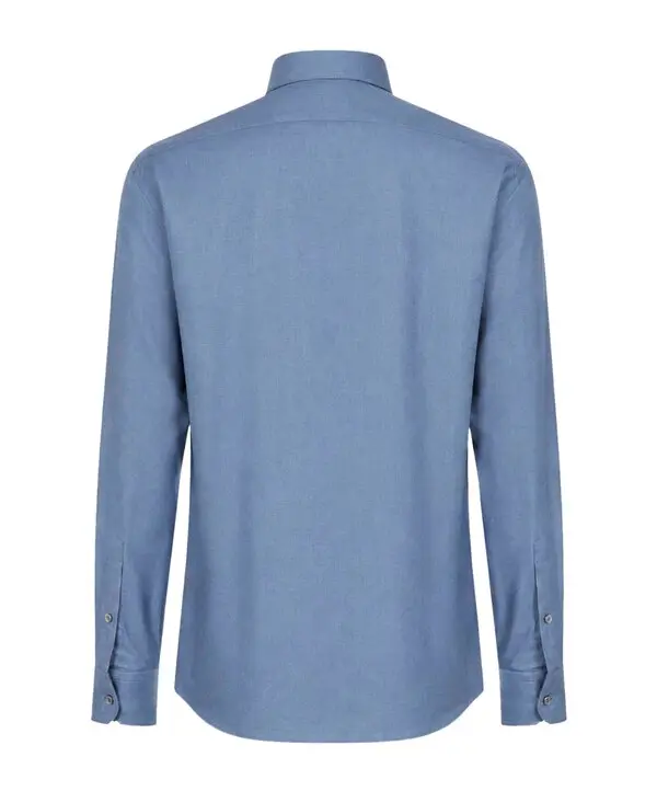 Zegna Semi-spread Collar Shirt - No