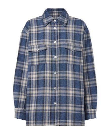 Citizens Of Humanity Vintage Plaid Shirt - Blue