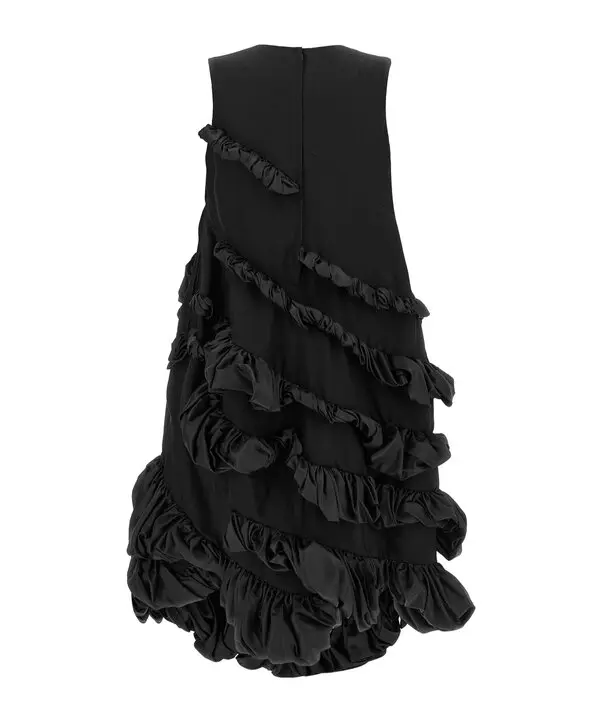Comme Des Garçons Sculptural Ruffled Mini Dress