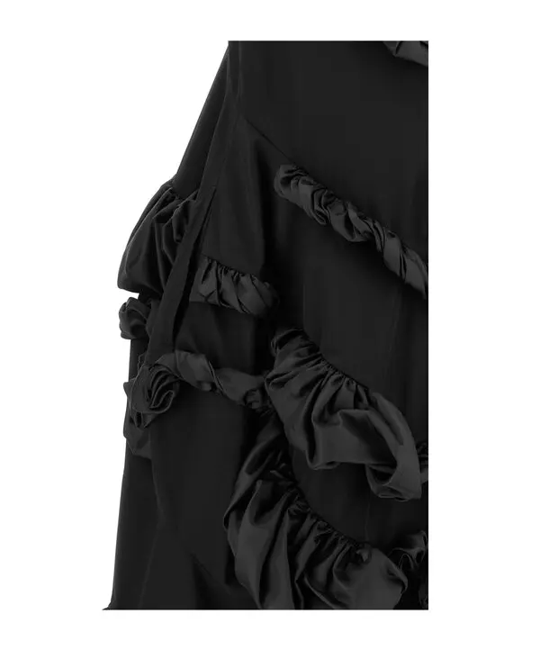 Comme Des Garçons Sculptural Ruffled Mini Dress
