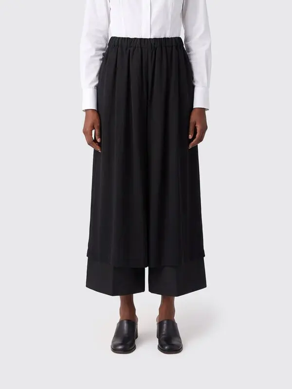 Comme Des Garçons Layered Wide-leg Pants