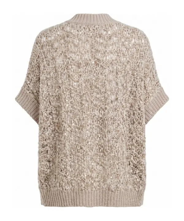 Peserico V-neck Cape