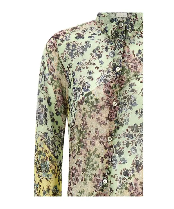 Dries Van Noten Dalima Floral Shirt Dress