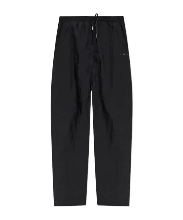 Off-White Drawstring Casual Pants - Black